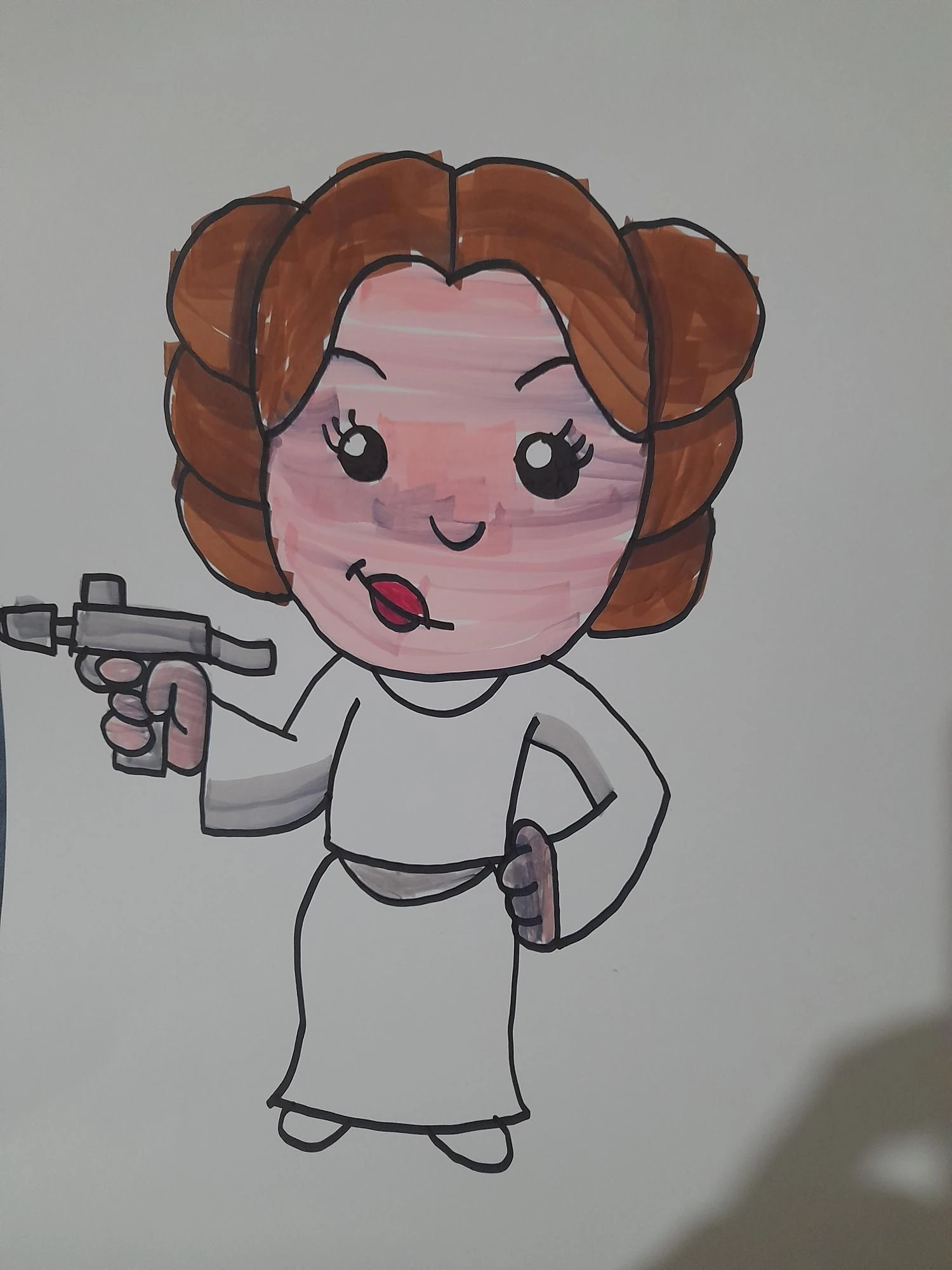 My drawing of Leia | Fandom