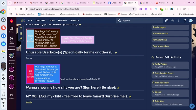 Guys...heh..check out my profile.... | Fandom