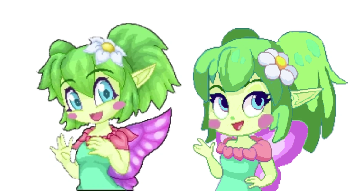 Flora if her new design kept her original colors | Fandom