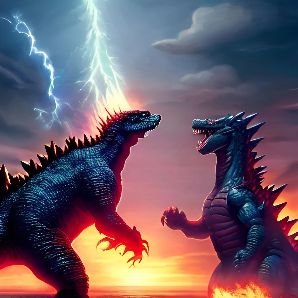 AI drawed Godzilla vs Typhon | Fandom