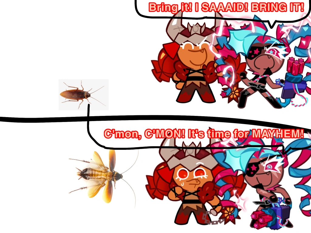 flying roach moment | Fandom
