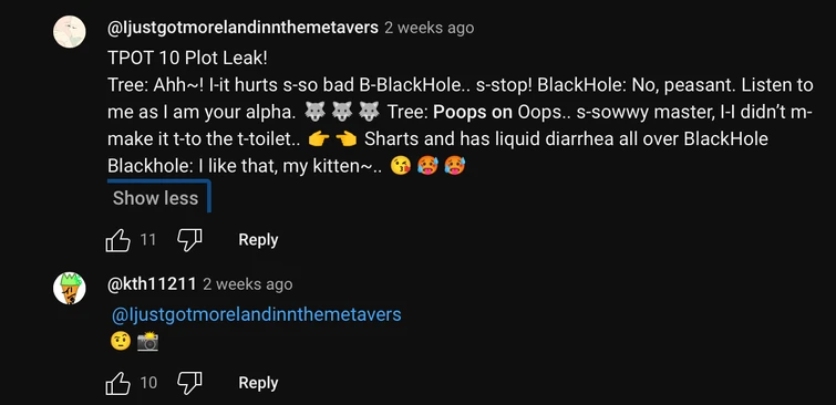 Turns out it’s not just the wiki that’s bfdi related and out of control ...