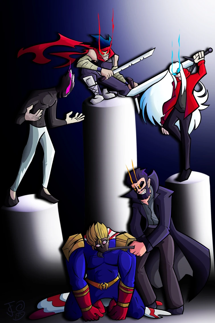 Homelander vs Team Hero Killer commission by Jem on Twitter. | Fandom