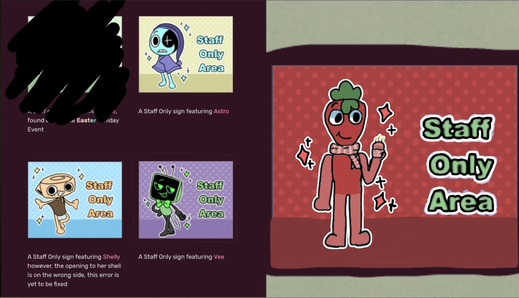 sprout “staff only area” art i made | Fandom