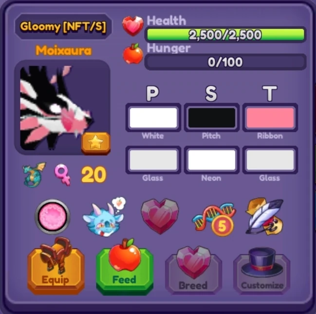 Swapping/ trading FM leg E max level corrupt love (v1) themed Moix ...
