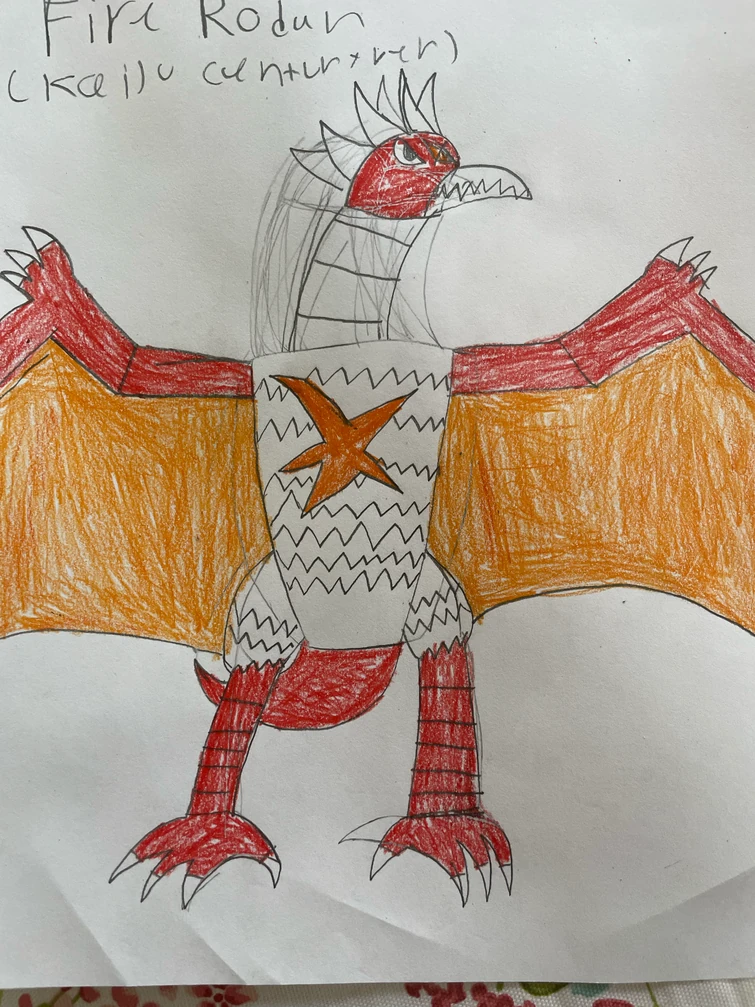 Fire Rodan redesigned by yours truly! | Fandom