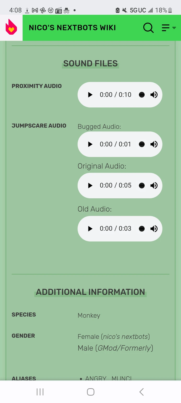 I noticed something rare in the new nextbot template | Fandom