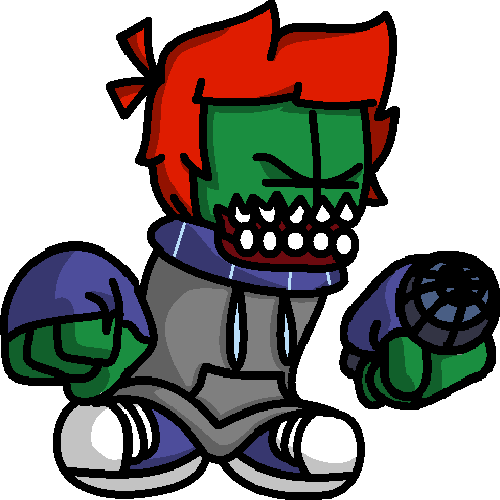 so i drew Tricky in modern style | Fandom