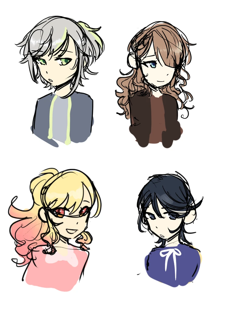 made alt hairstyles for l/n cus why not | Fandom