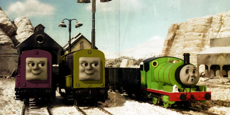 Splatter and Dodge in "Percy's New Whistle" (2004) | Fandom