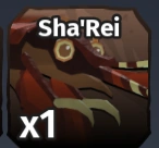 sha'rei is the only creature with eyes that stare directly at you while ...