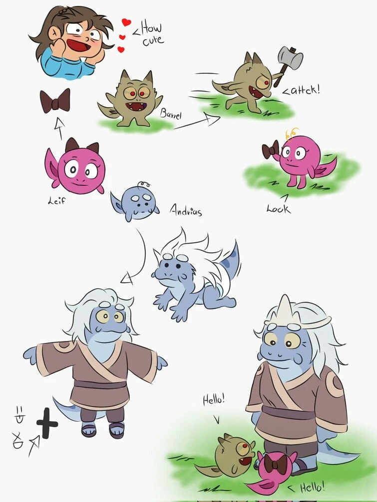 Cute Leif, Andrias and Barrel 😊 | Fandom
