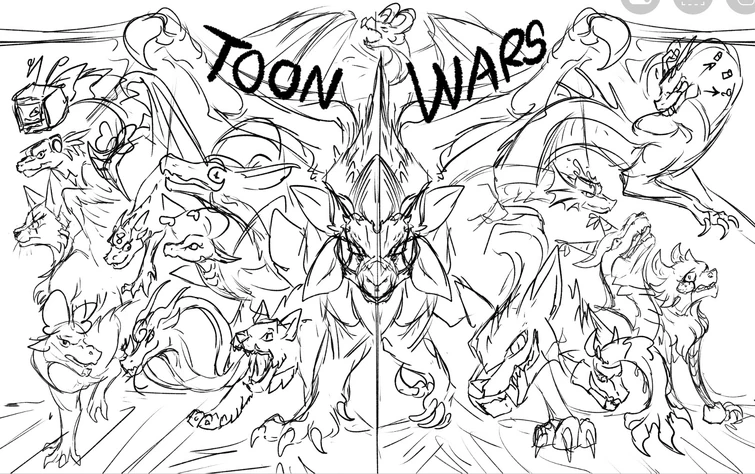 Goofy little wip concept for my DW dragons AU | Fandom