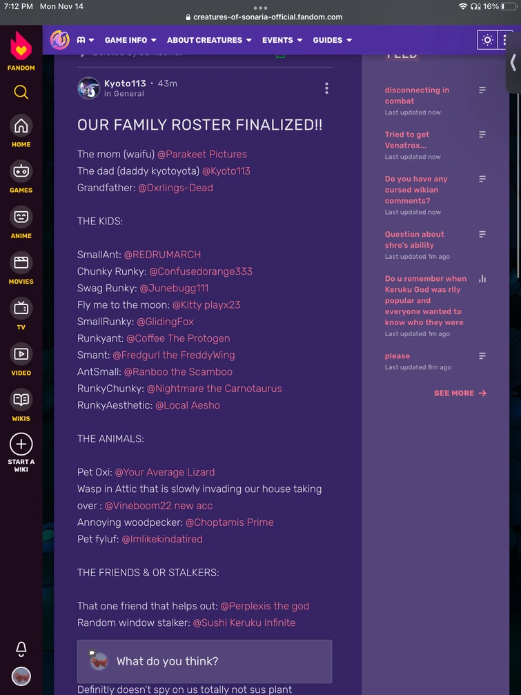 TO REMIND EVERYONE WHO IS WHO | Fandom