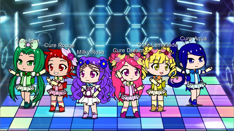 (Re)Making every cure on Gacha (PART 17: The Yes! 5 Cures!) | Fandom