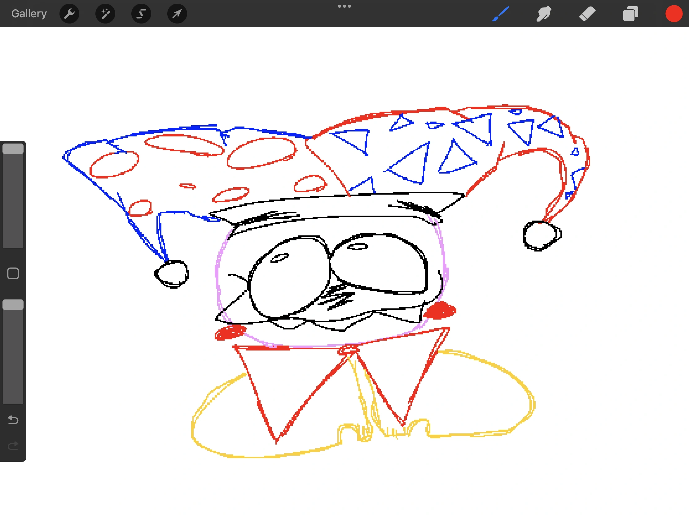 quick marx (kirby character) doodle ((off-topic art yet again)) | Fandom