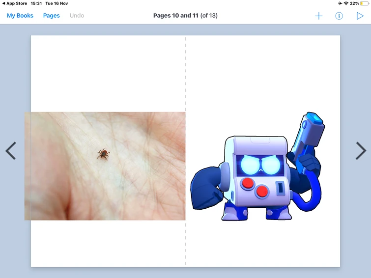 I searched the common brawlers (in this fandom) here are the pictures ...