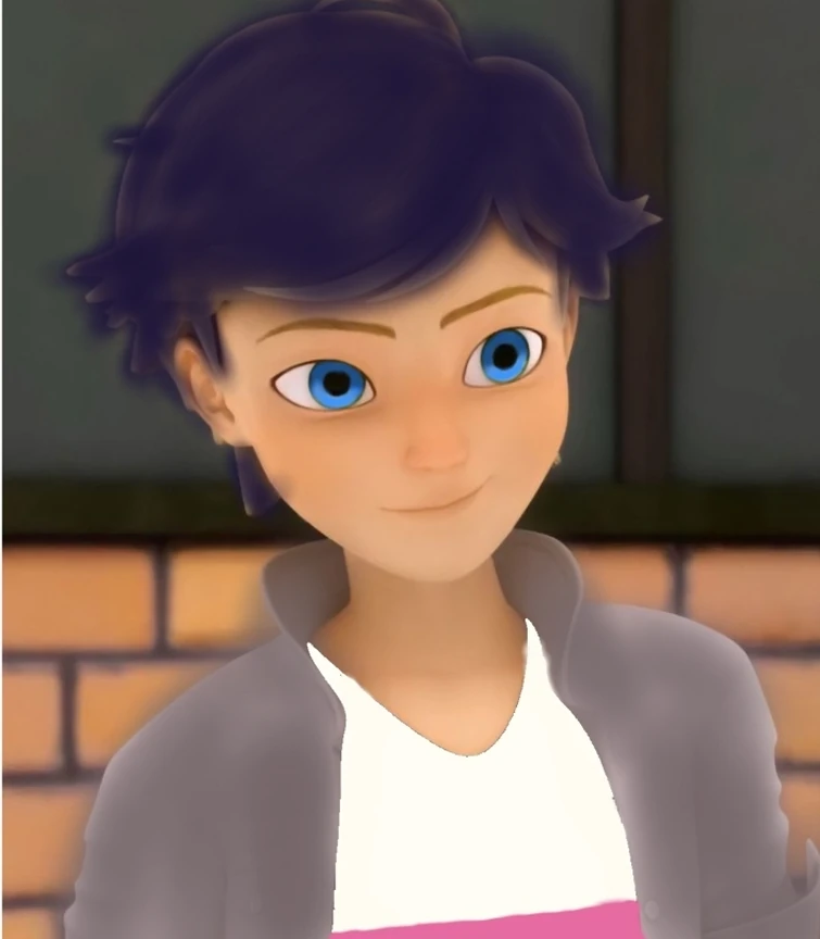 Adrien with Marinette's colors!! (Characters with random colors part 2 ...