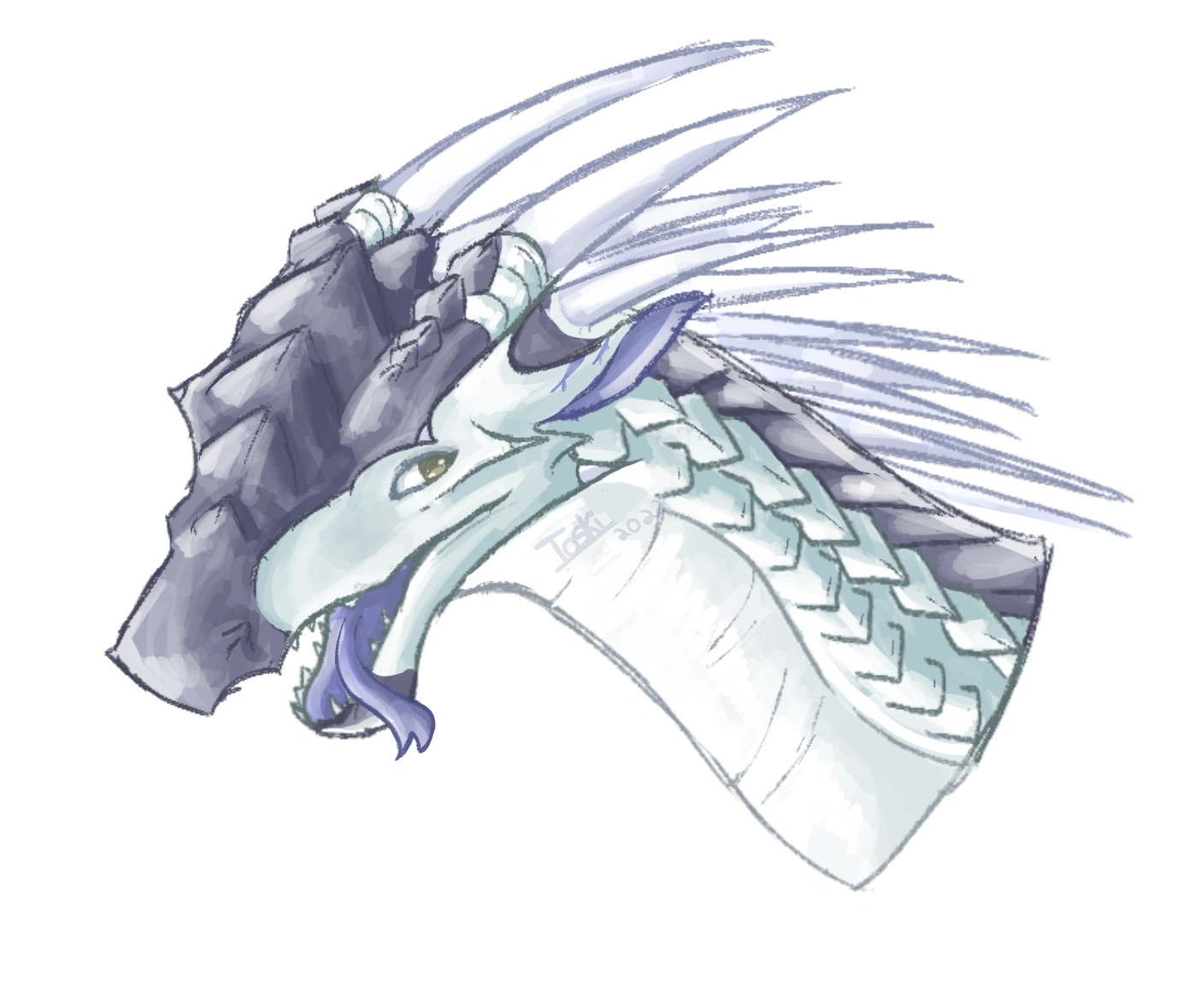 Finished version of my icewing sketch | Fandom