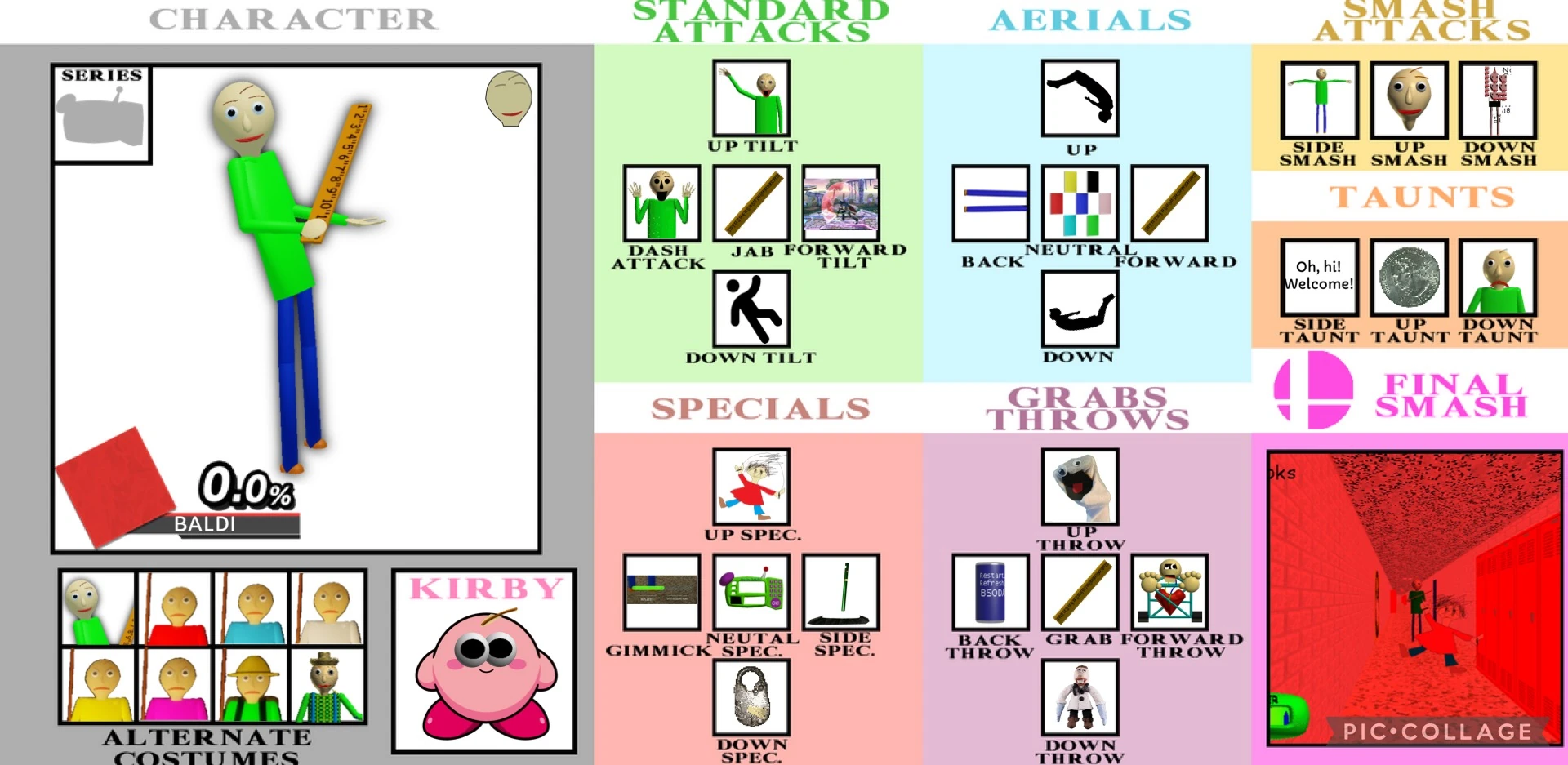 Smash Bros. Fighter Idea: Baldi | Fandom