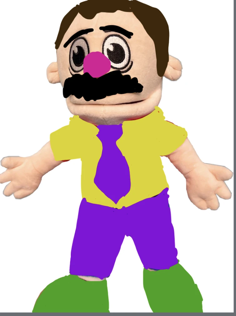 Wario/Wayne puppet design | Fandom