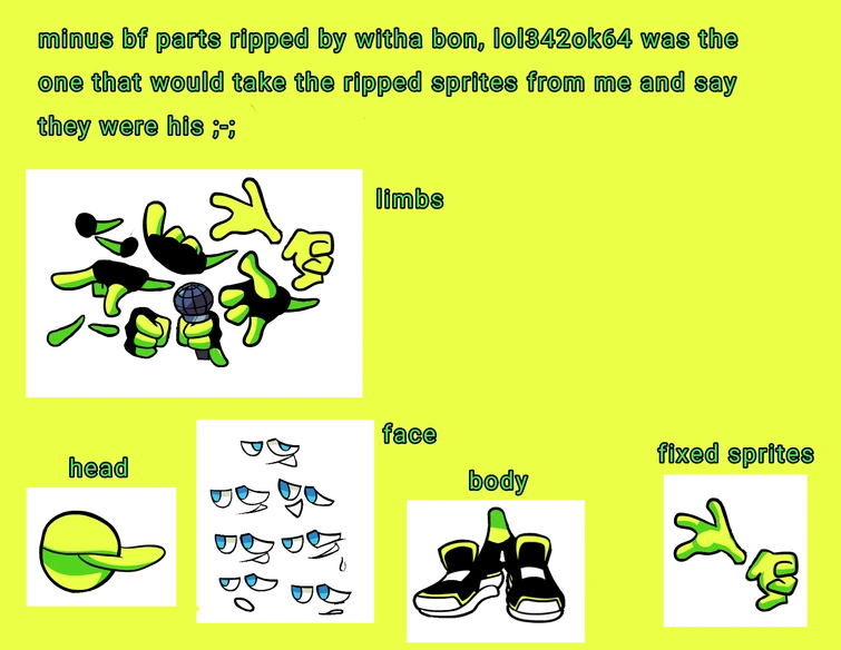 Minus bf ripped parts (plz read) | Fandom