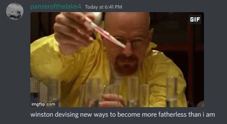 you guys think i'm gonna be the most fatherless person on the wiki ...