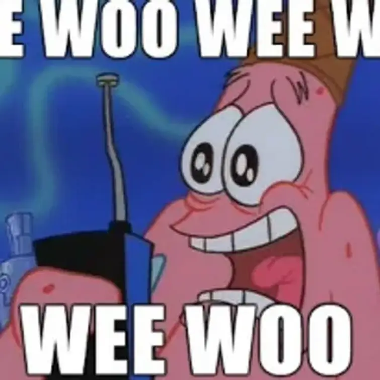 Patrick Wee Woo Gif _ Woo Spongebob GIFs – UOWW