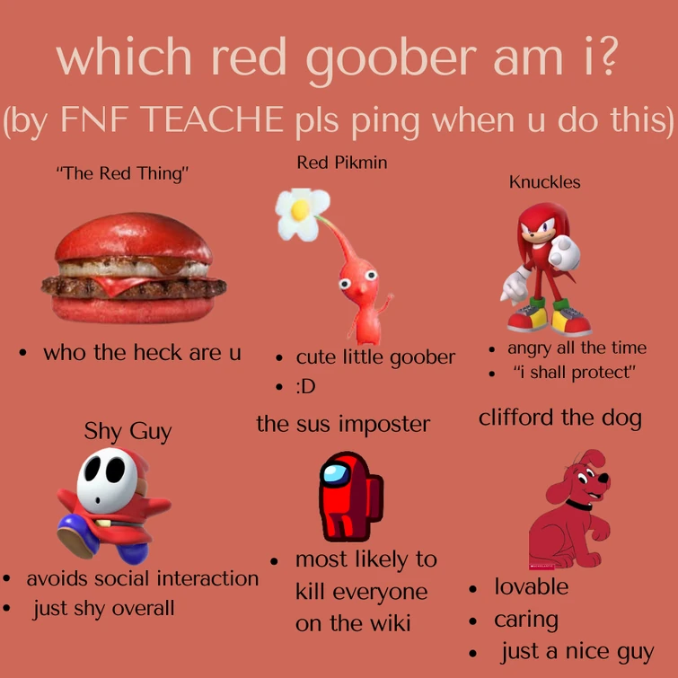 the red goober trend has come 😈 | Fandom
