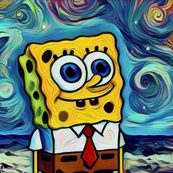 SpongeBob SquarePants Van Goh Style AI art | Fandom