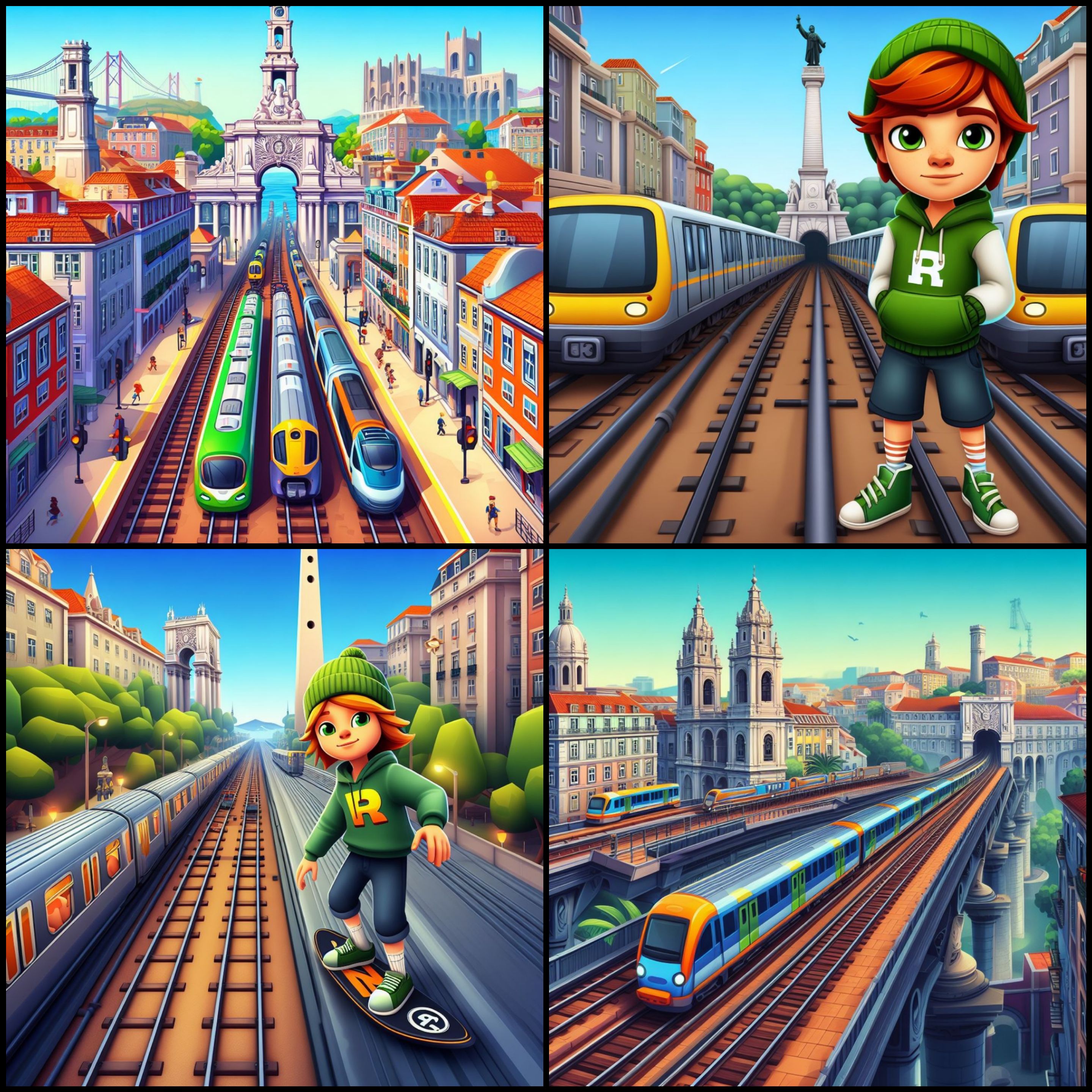 FANMADE SIMULATION MADE BY AI - Subway Surfers World Tour Lisbon and ...