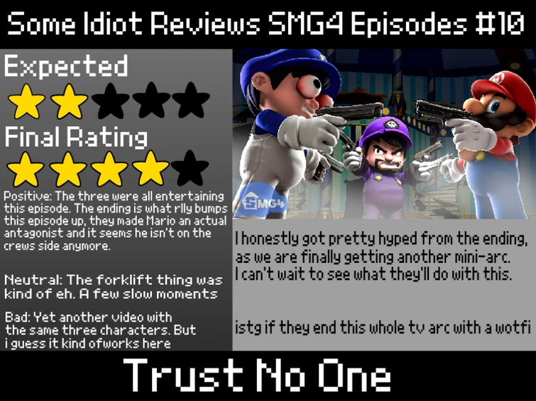 Some Idiot Reviews SMG4 Episodes #10: SMG4: Trust No One | Fandom