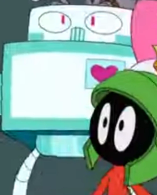 who is this robot with a heart that have 2 wolves on top? | Fandom