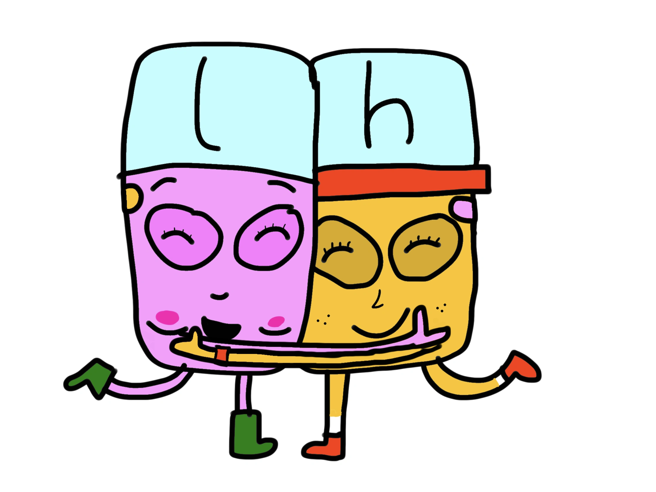 I draw H and L hugging | Fandom