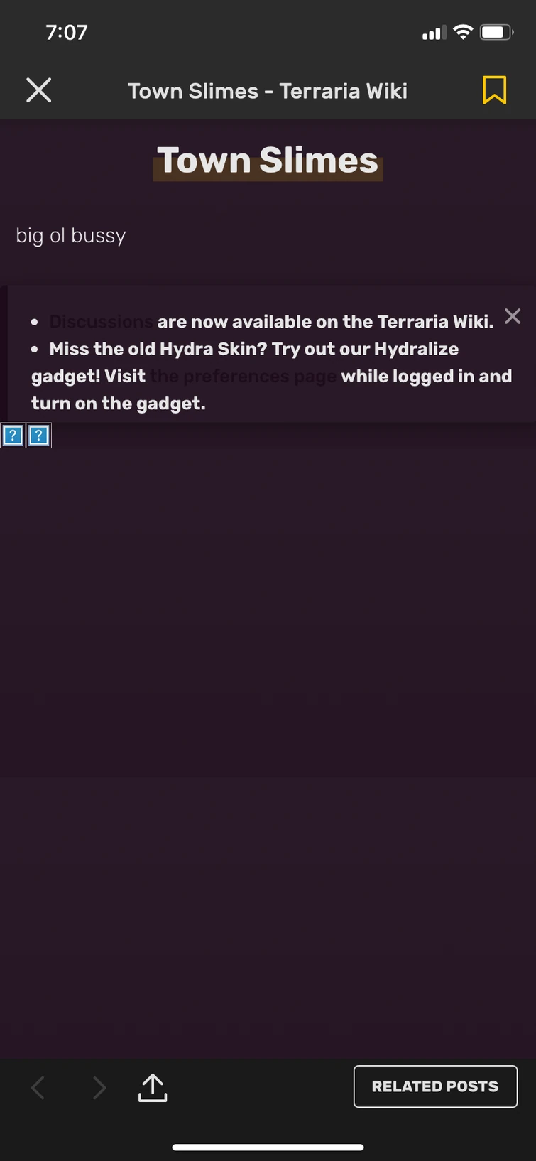 Town slime page | Fandom