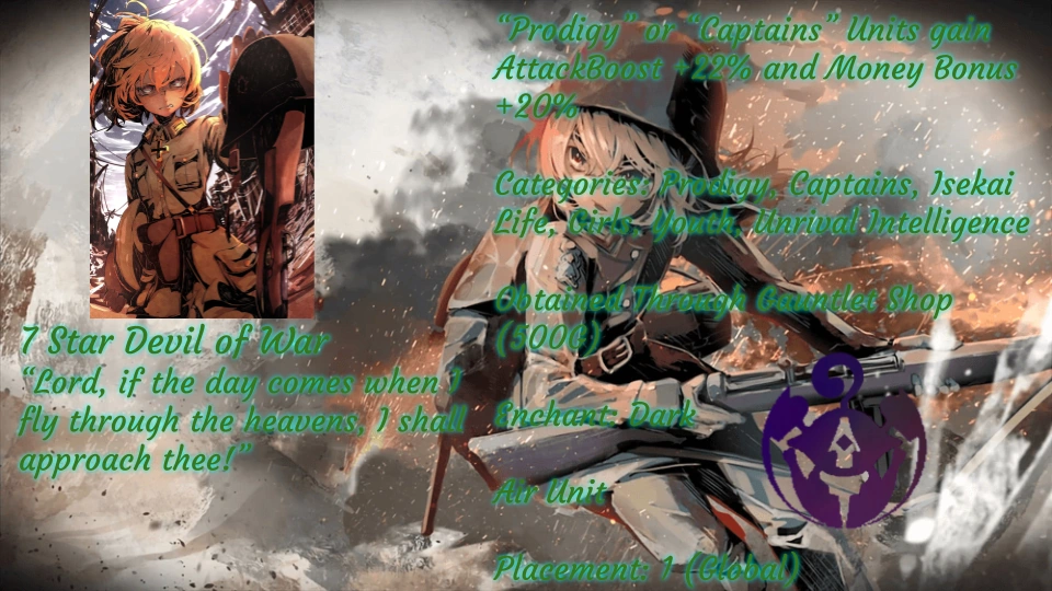7 Star Devil of War | Fandom