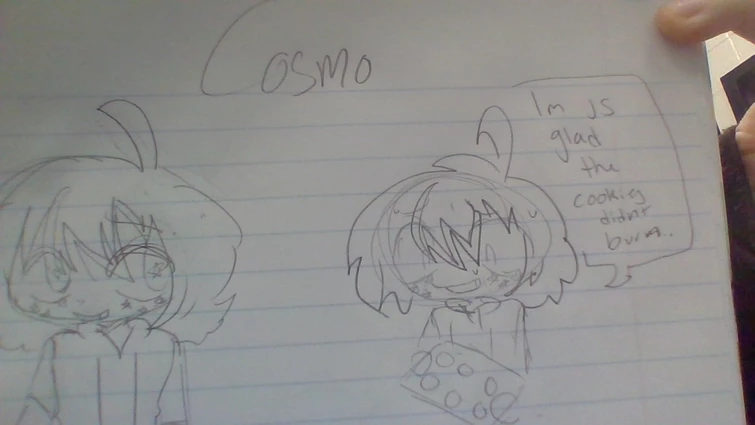 im taking a break from humanizing mains. heres my human cosmo design ...