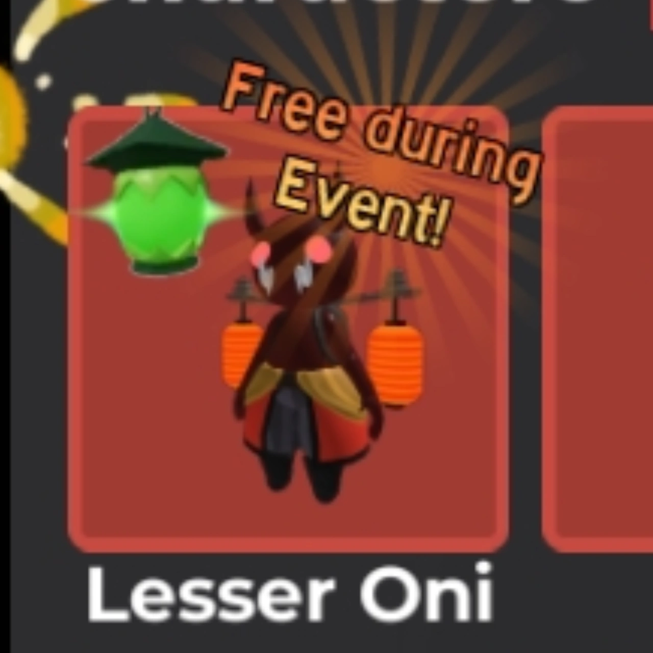 Lesser oni is still free?? | Fandom