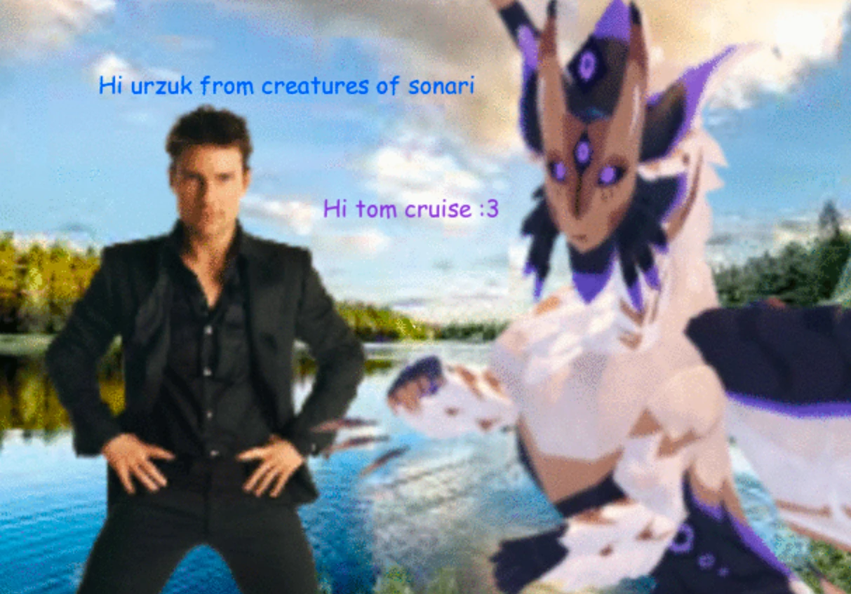 urzuk from creatures of sonaria meets tom cruise | Fandom