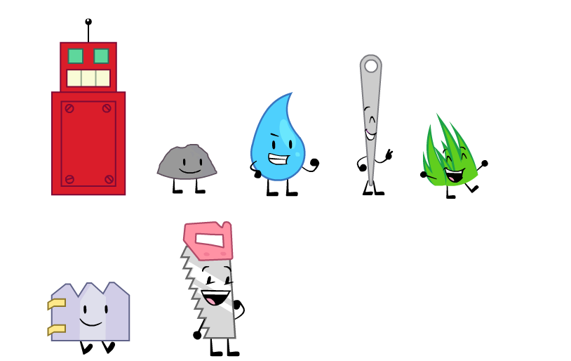 The FINALE of bfdi characters in ii season 1 remastered | Fandom