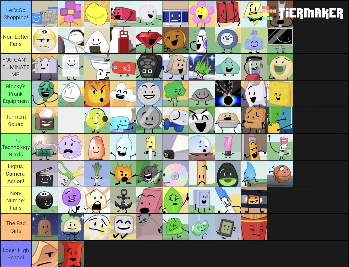 BFB + TPOT Character Voting REBOOTED 3! | Fandom