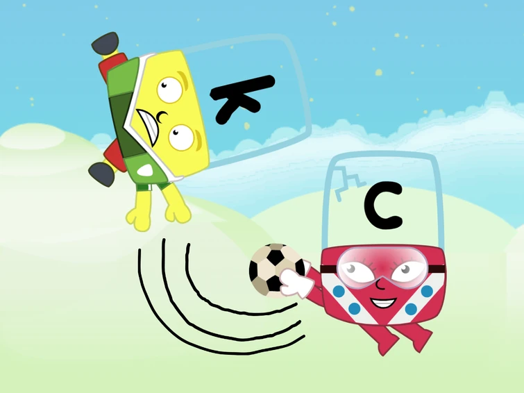 The Peanuts Football Gag but with Alphablocks and Numberblocks! | Fandom