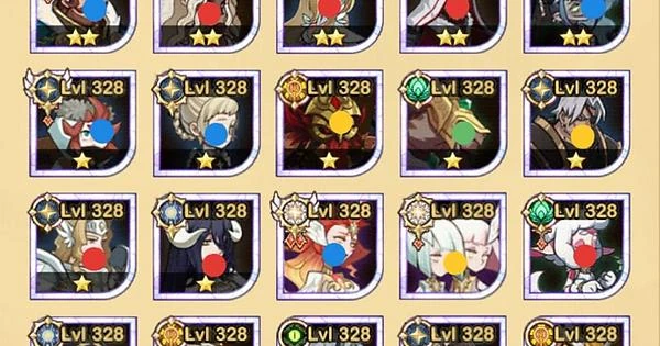 F2P player completing chapter 32 with crystal level 328 (137 level ...