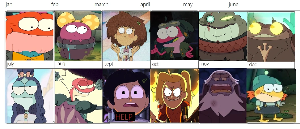 Your month, your Amphibia Character | Fandom