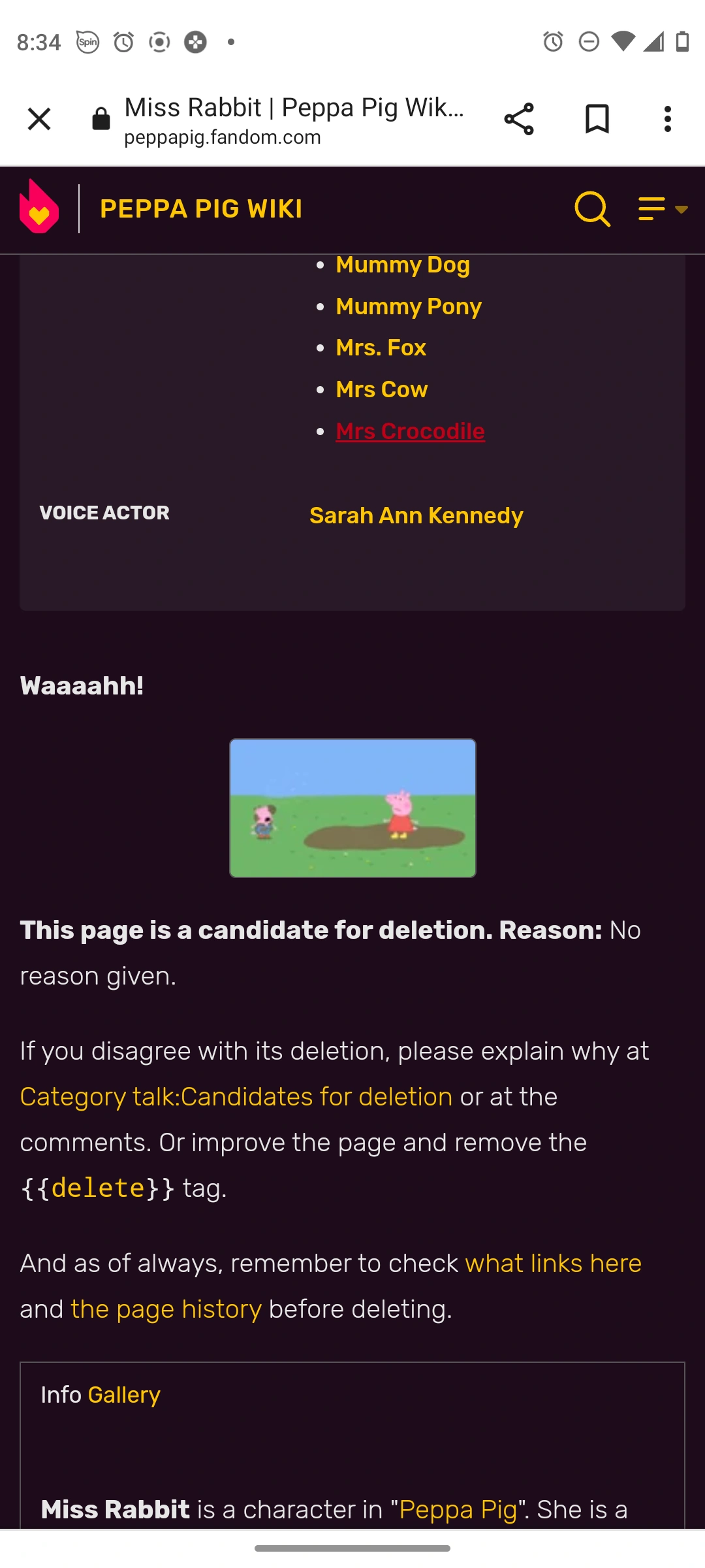 Who put Candidate For Deletion on this page | Fandom