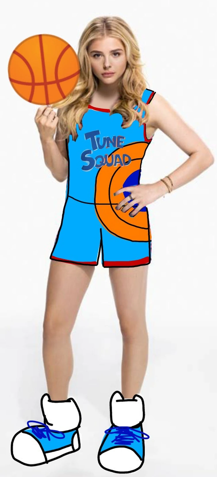 Chloe Grace Moretz in her Tune Squad jersey | Fandom