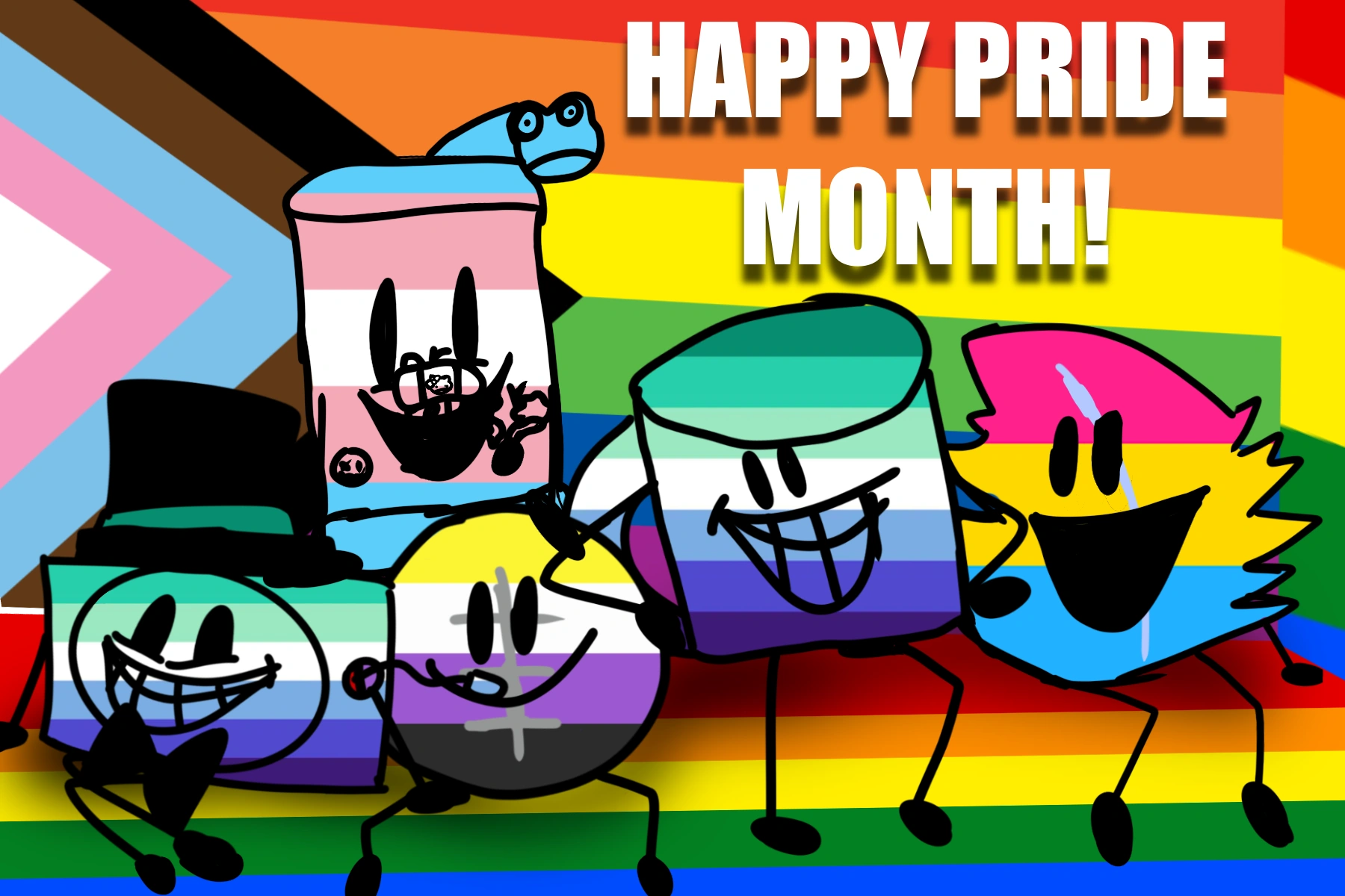 Happy upcoming pride month from Volleyball and Coffee | Fandom