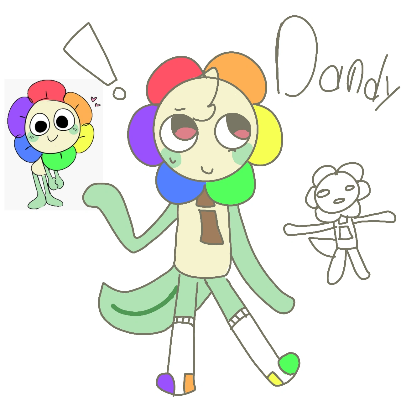 Dandicus redesign. (disappears into the shadows 2 draw more characters ...