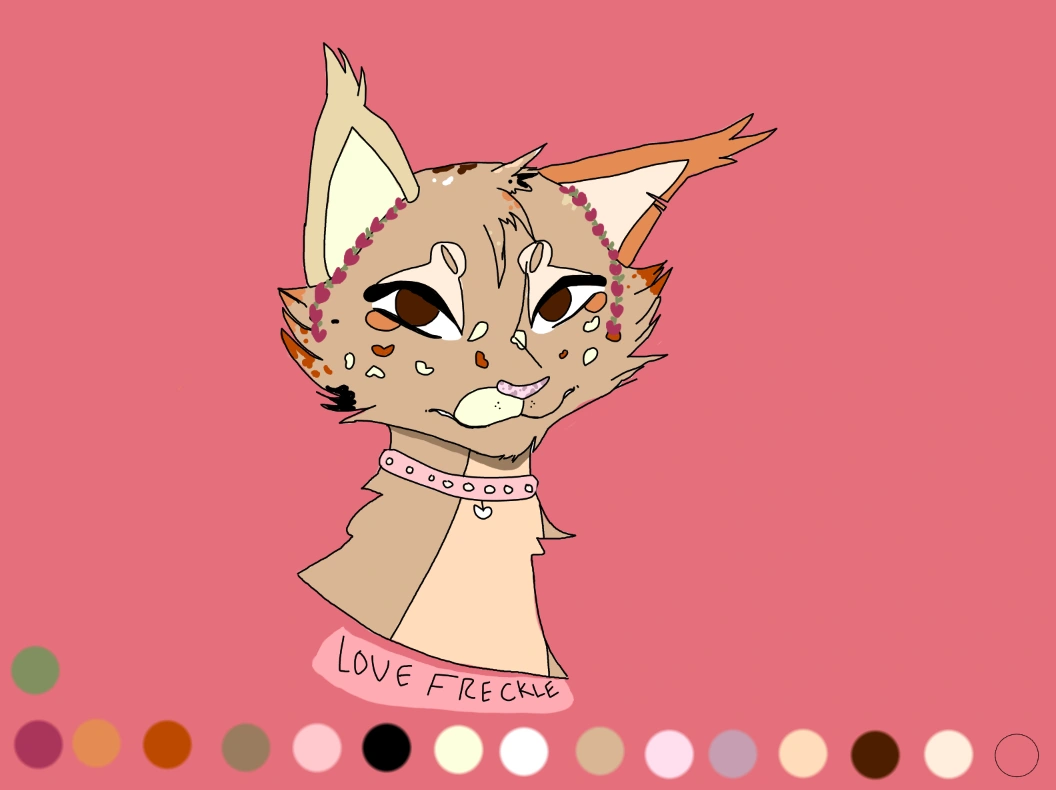 Love freckle, my own oc in wcue that i drew in krita | Fandom
