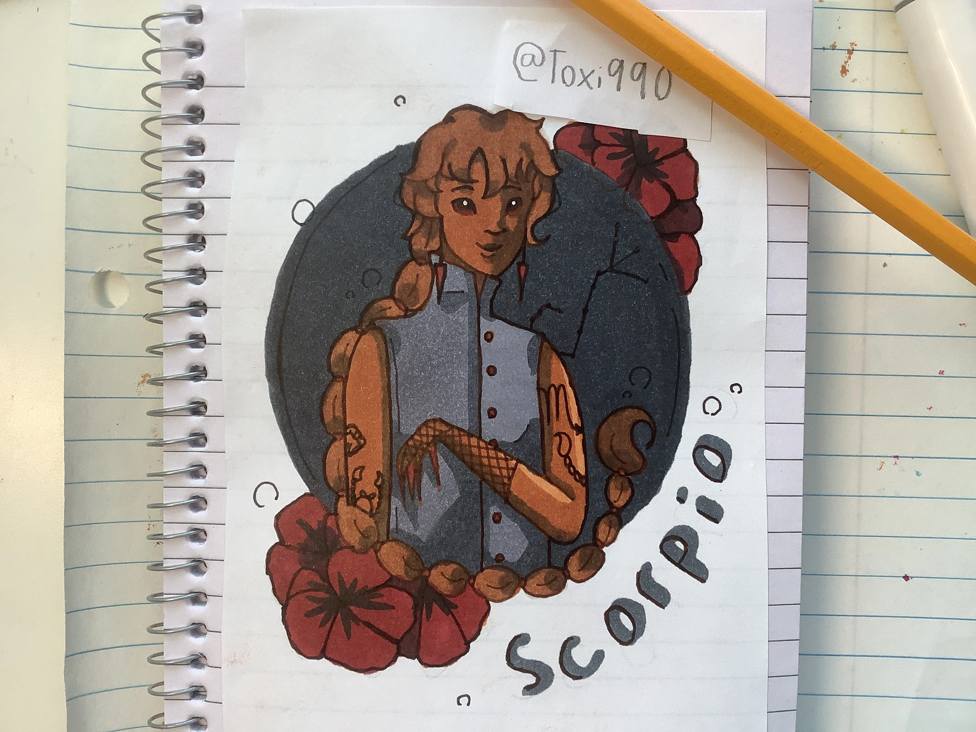 Scorpio ♏️ (Drawing zodiac signs 11/12) | Fandom